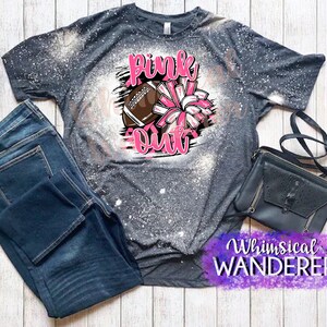 Pink Out Shirt Design | in October We Wear Pink Design | Cheer Football ...