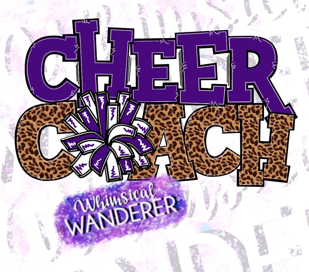 Cheer Coach Sublimation | Cheer Coach PNG | Cheer Design | Cheer ...