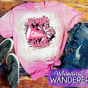 Pink Out Design | in October We Wear Pink Shirt Design | Pink Out Cheer ...