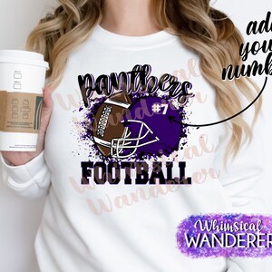 High School Panthers Sublimation Panthers Football Mom - Etsy