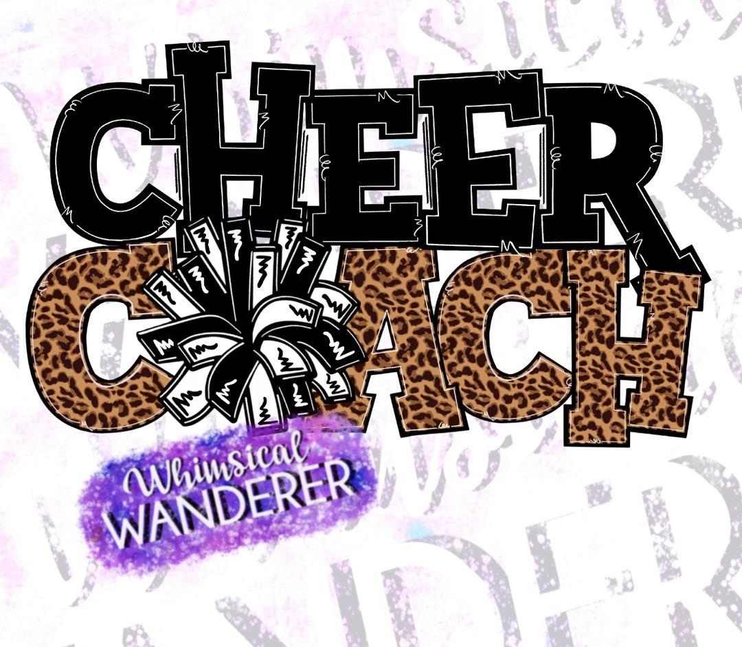 Cheer Coach Sublimation | Cheer Coach PNG | Cheer Design | Cheer ...