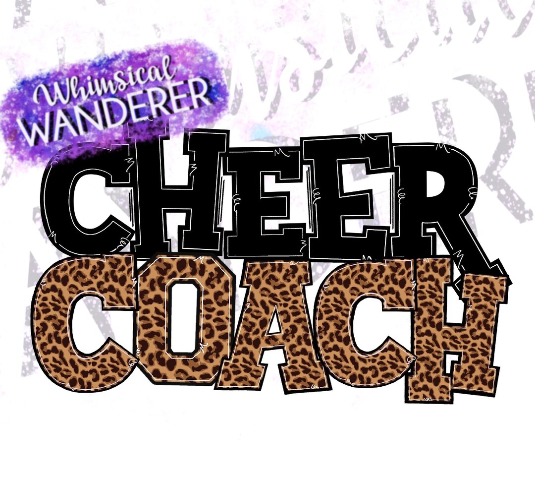 Cheer Coach Sublimation - Etsy