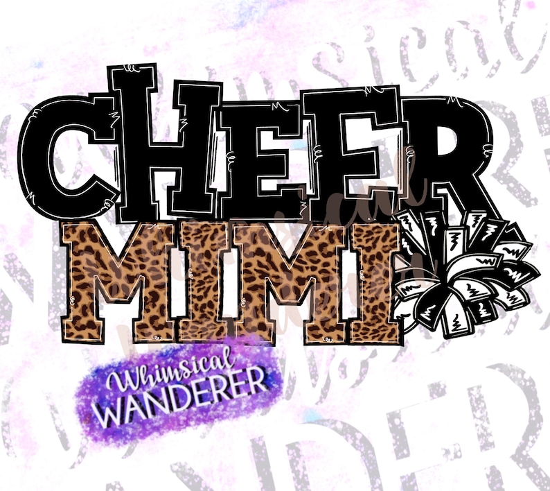 Cheer Mimi Sublimation Cheer Mimi PNG Cheer Mimi Shirt - Etsy