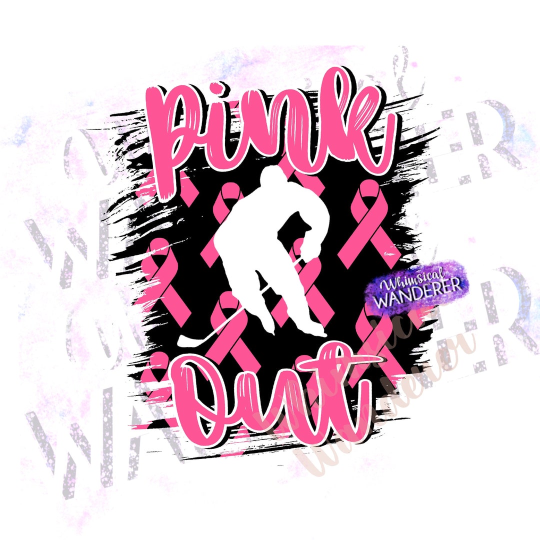 Hockey Pink Out Shirt Design | Pink Out Design | Pink Hockey Design ...
