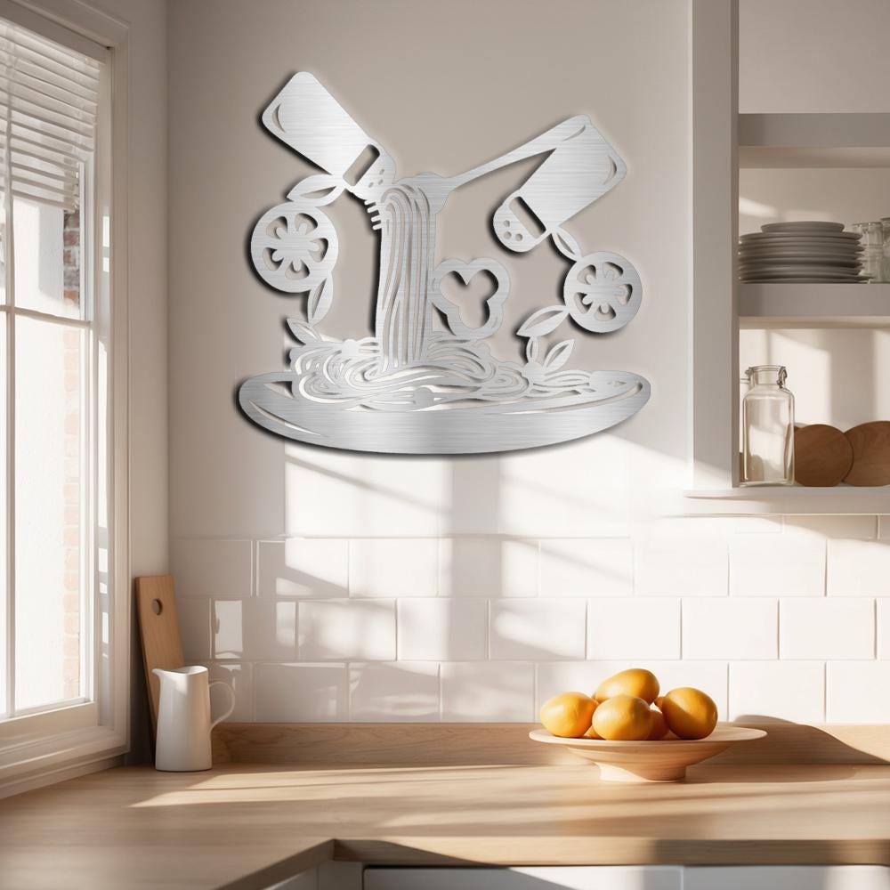 Spaghetti Dinner Metal Wall Decoration - Etsy