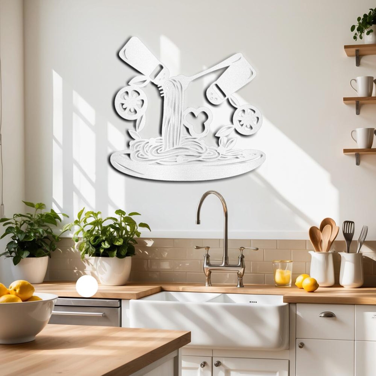 Spaghetti Dinner Metal Wall Decoration - Etsy