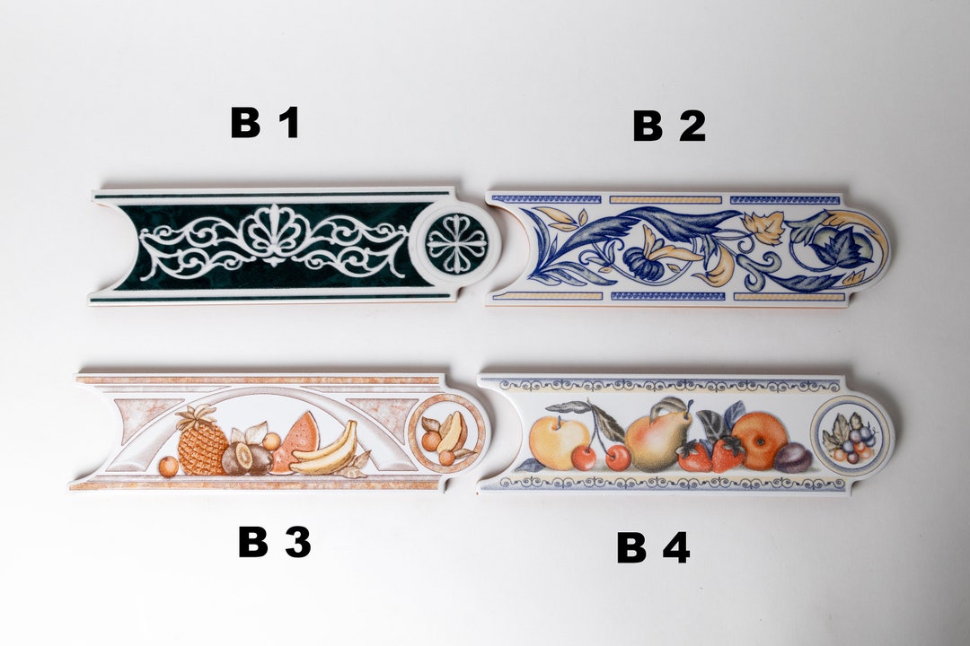 Ceramic Tile Border Trim 3x10 (vintage Made in Spain) - Etsy