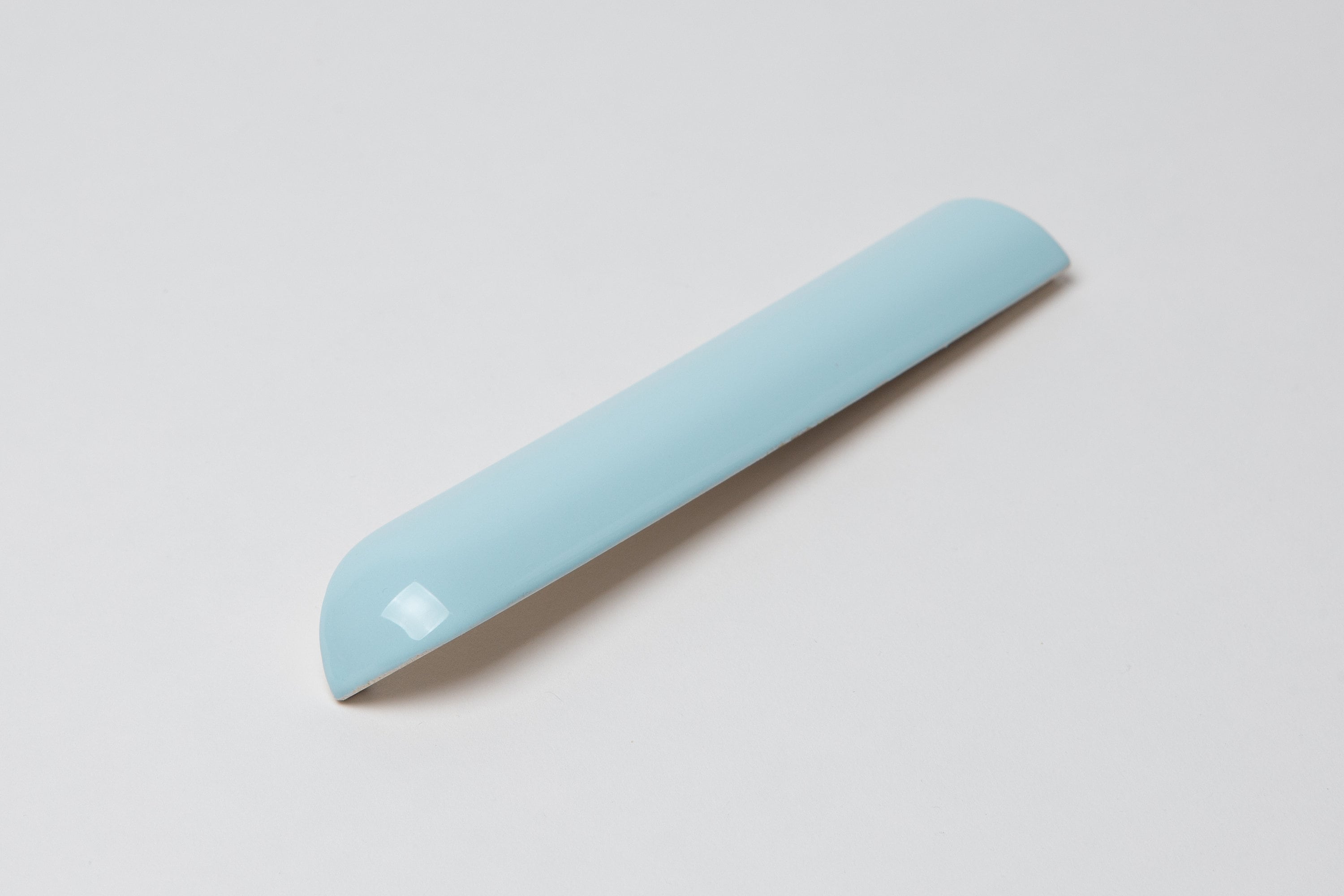 Baby Blue Ceramic Mud Cap, Bullnose, Quarter Round, Quarter Round ...