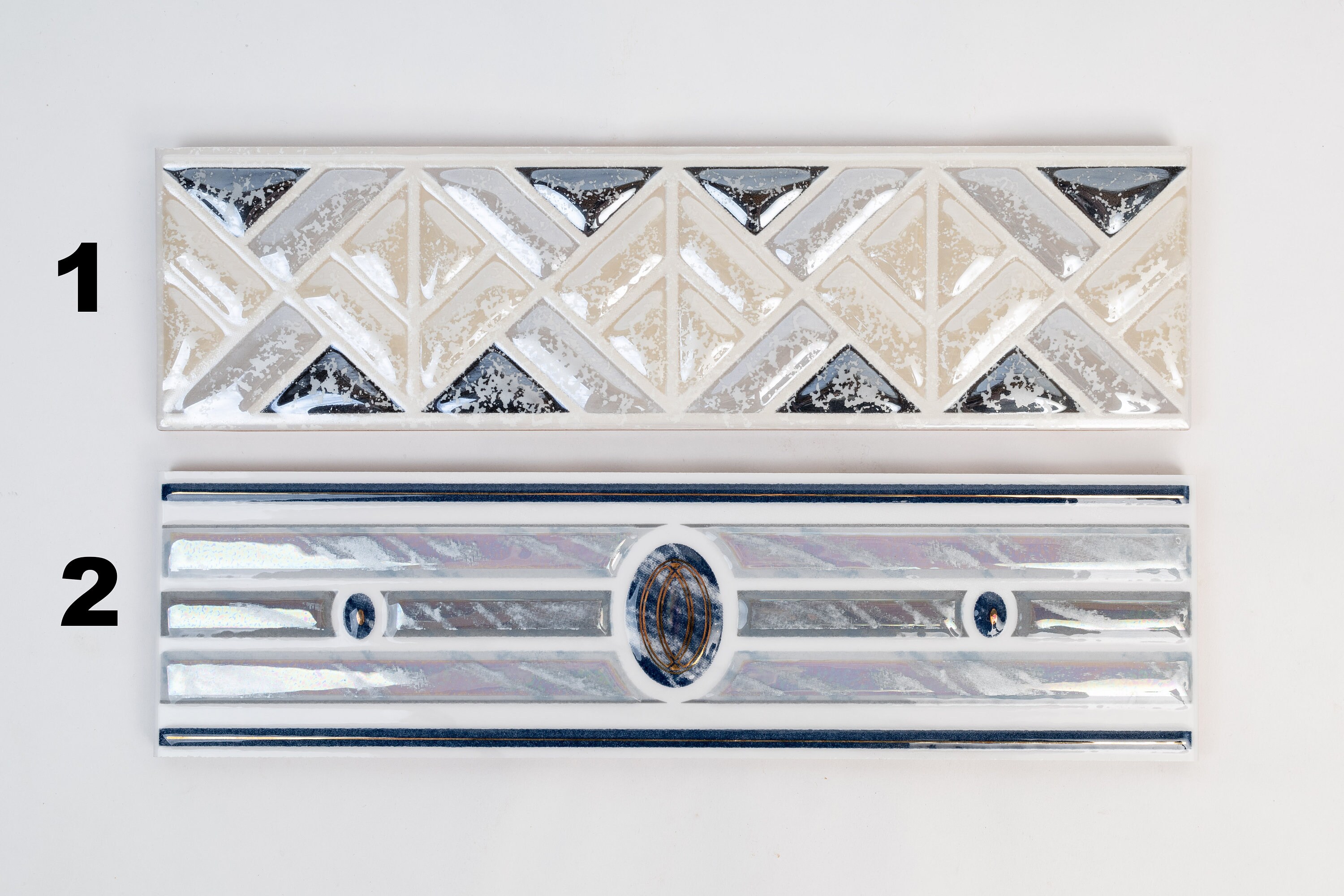 Italian Ceramic Tile Border Trim 8cm X 30cm (vintage Made in Italy) - Etsy