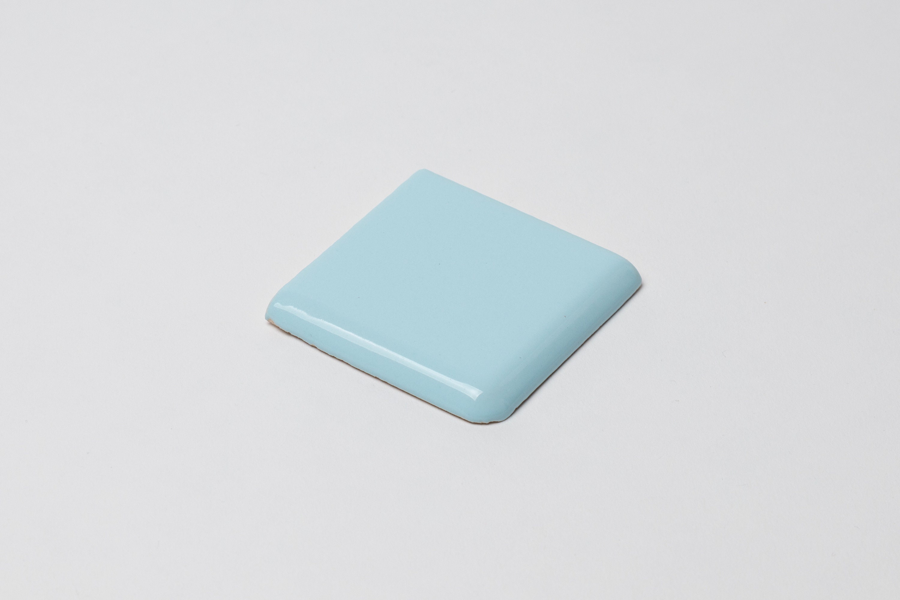 Baby Blue Ceramic Mud Cap, Bullnose, Quarter Round, Quarter Round ...