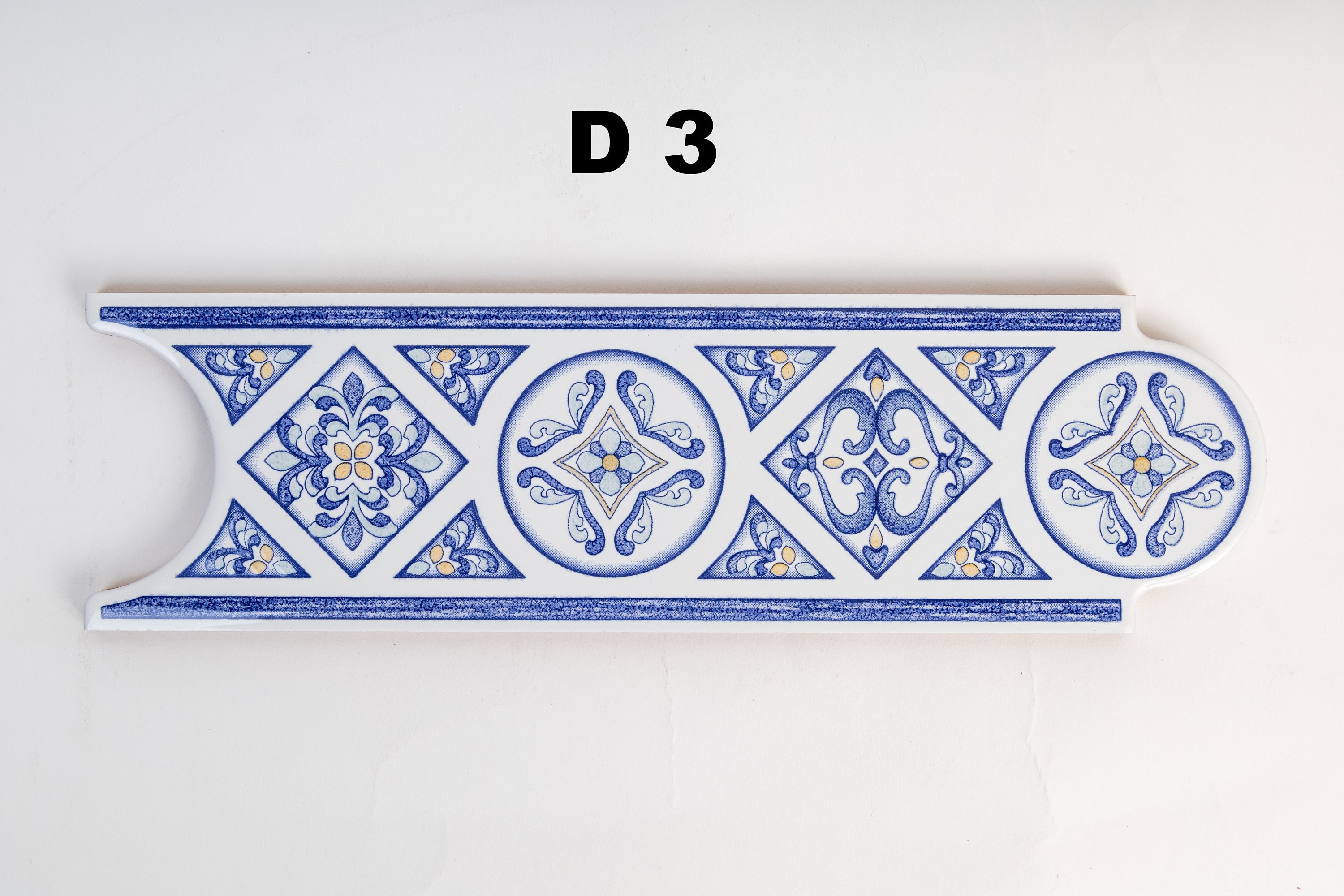 Ceramic Tile Border Trim 3x10 (vintage Made in Spain) - Etsy