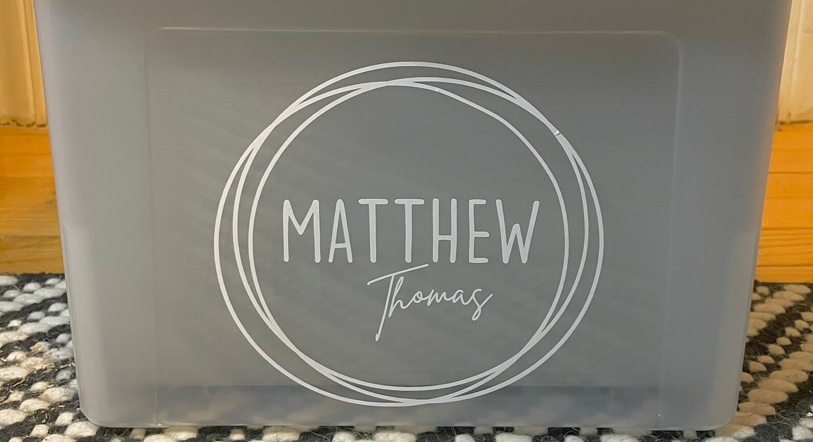 Personalized Photo Storage Keeper Bin Labels Kids Memory Box - Etsy