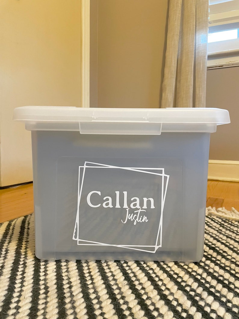 Kids Milestone Box LABELS Custom Kids Memory Box Kids - Etsy