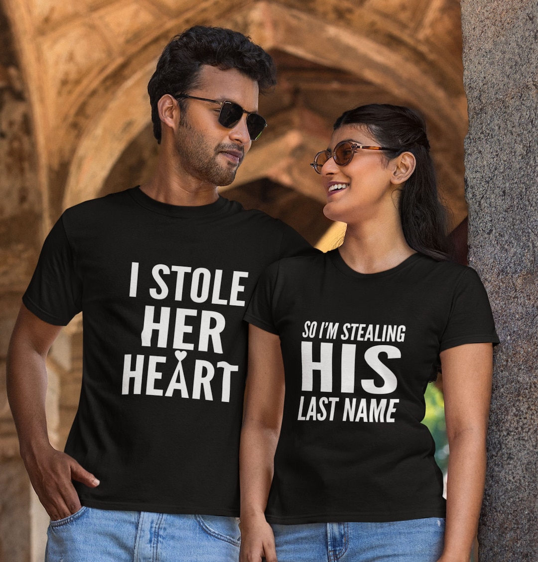 Matching Couple T-shirt Set: Funny Engagement Gift - Etsy