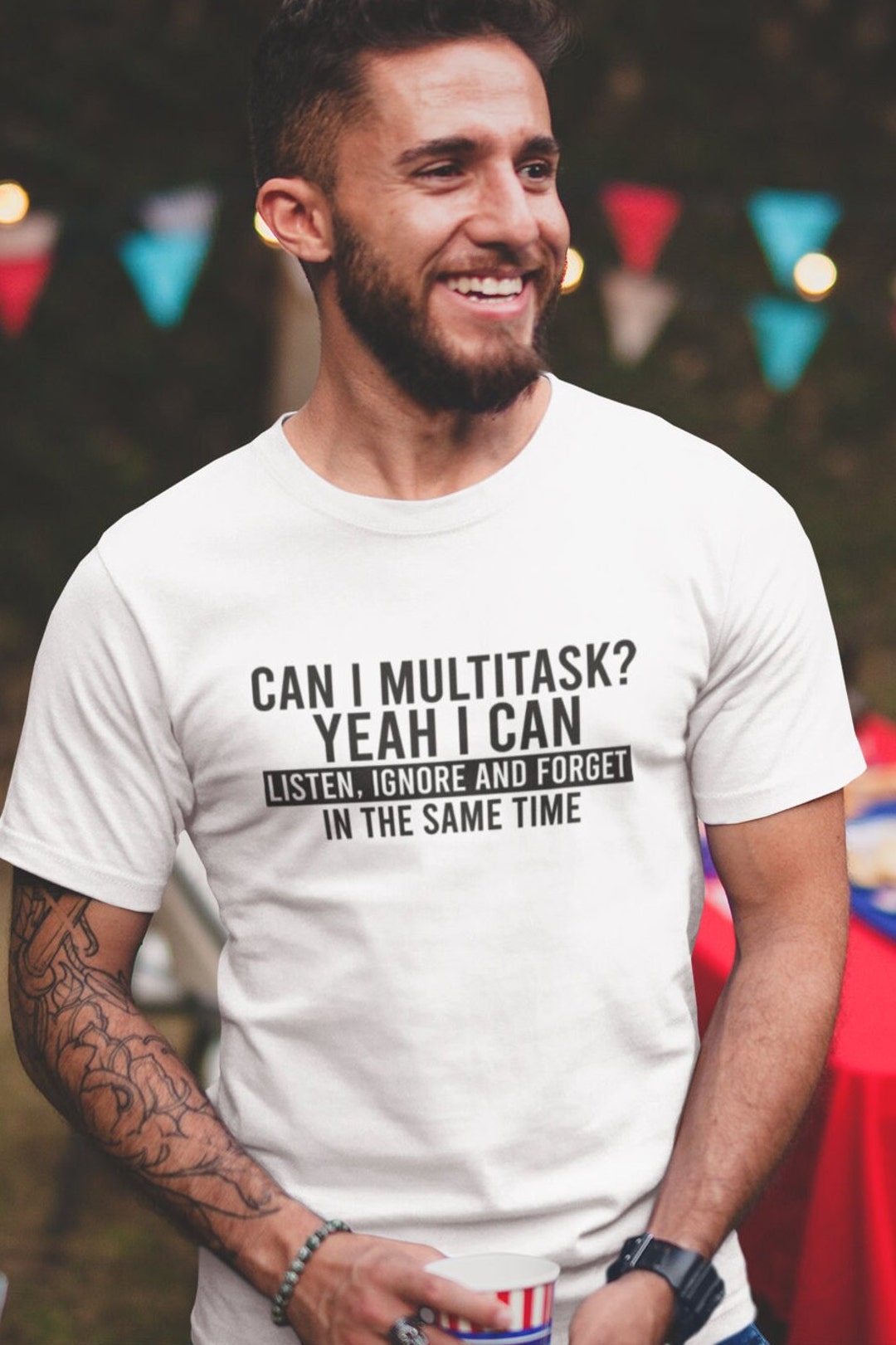 Sarcastic Multitasker T-shirt: Funny Novelty Slogan Tee - Etsy UK