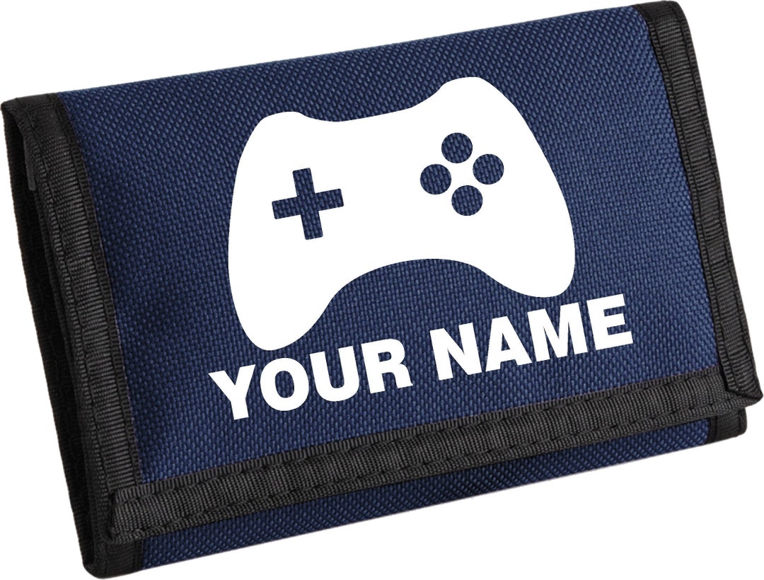 Personalised Ripper Wallet, Add Your Text, Gamers Boys or Girls, Gaming ...