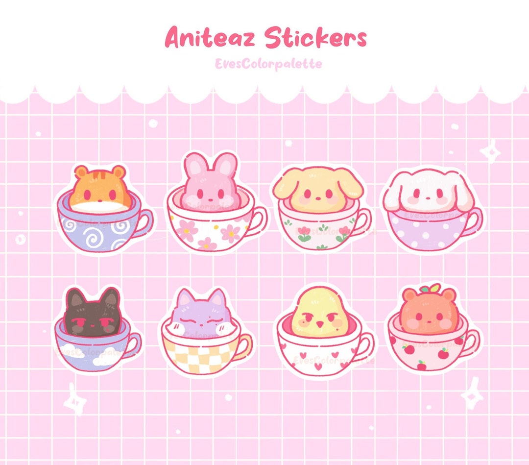 Aniteaz Holo Sticker Set Ateez, Aniteez Inspired Holo Sticker Broken ...