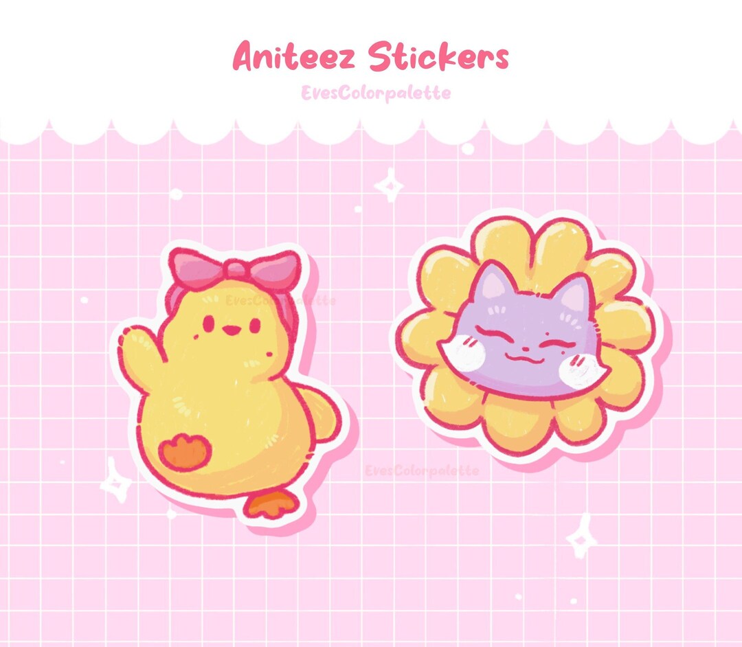 Aniteez Inspired Sticker - San - Mingi -ateez Vinyl Sticker - Etsy