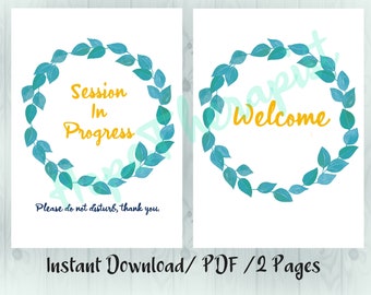 In Session Sign - Etsy