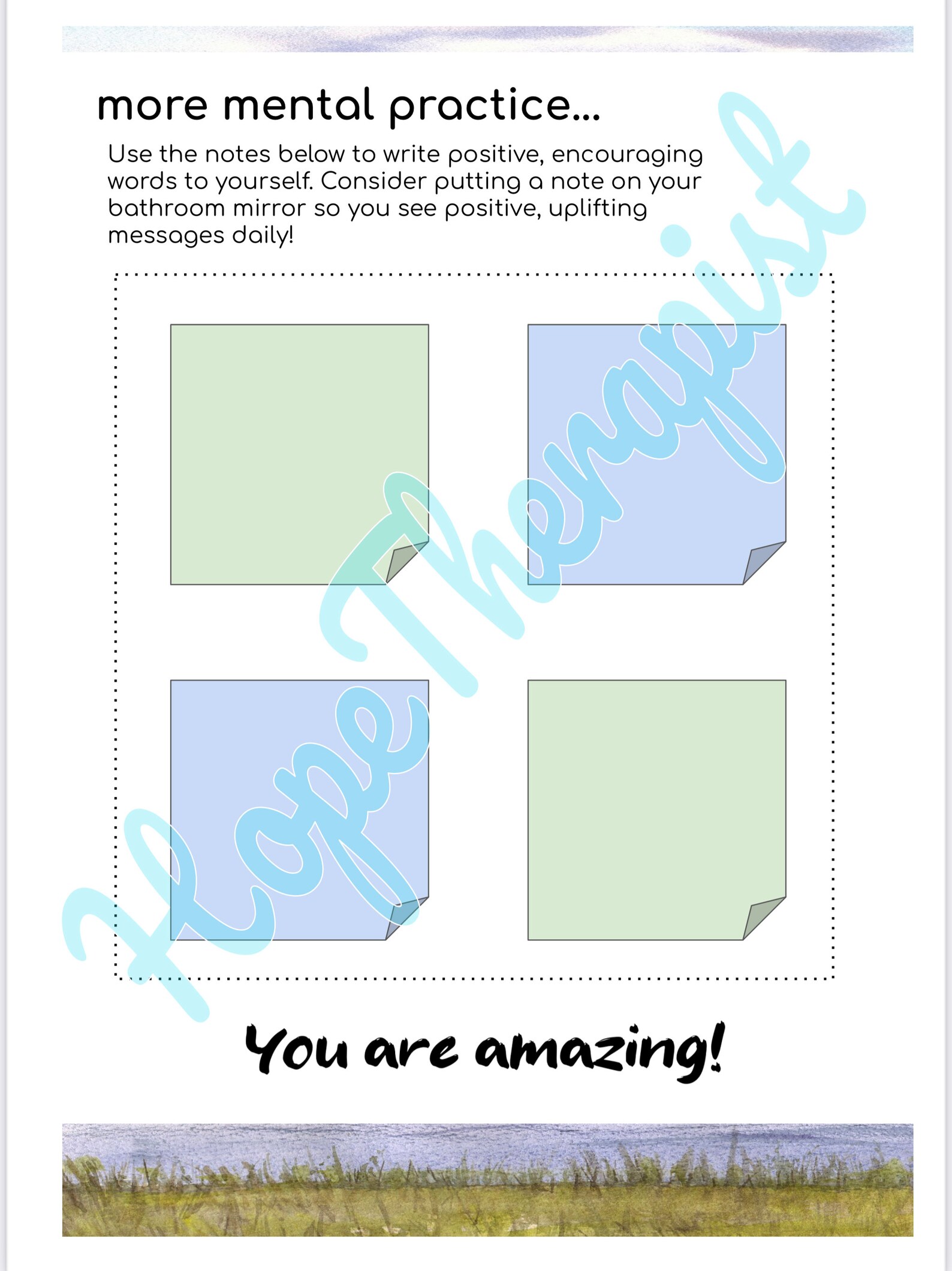 Therapy Worksheets Grounding Skills Mental Health Worksheets - Etsy