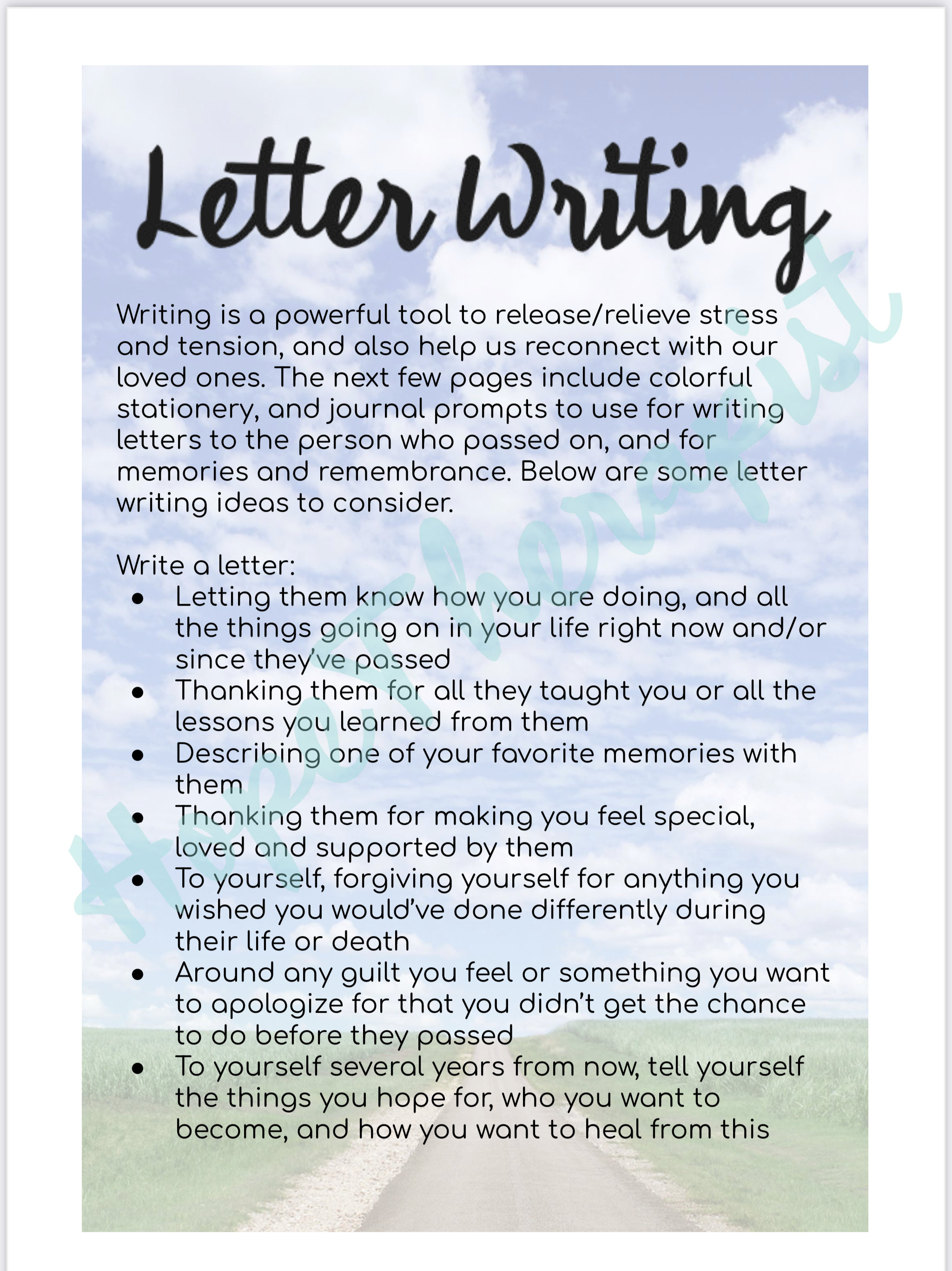 Therapy Worksheets, Grief Worksheet, Mental Health Worksheet ...