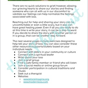 Therapy Worksheets, Grief Worksheet, Mental Health Worksheet ...