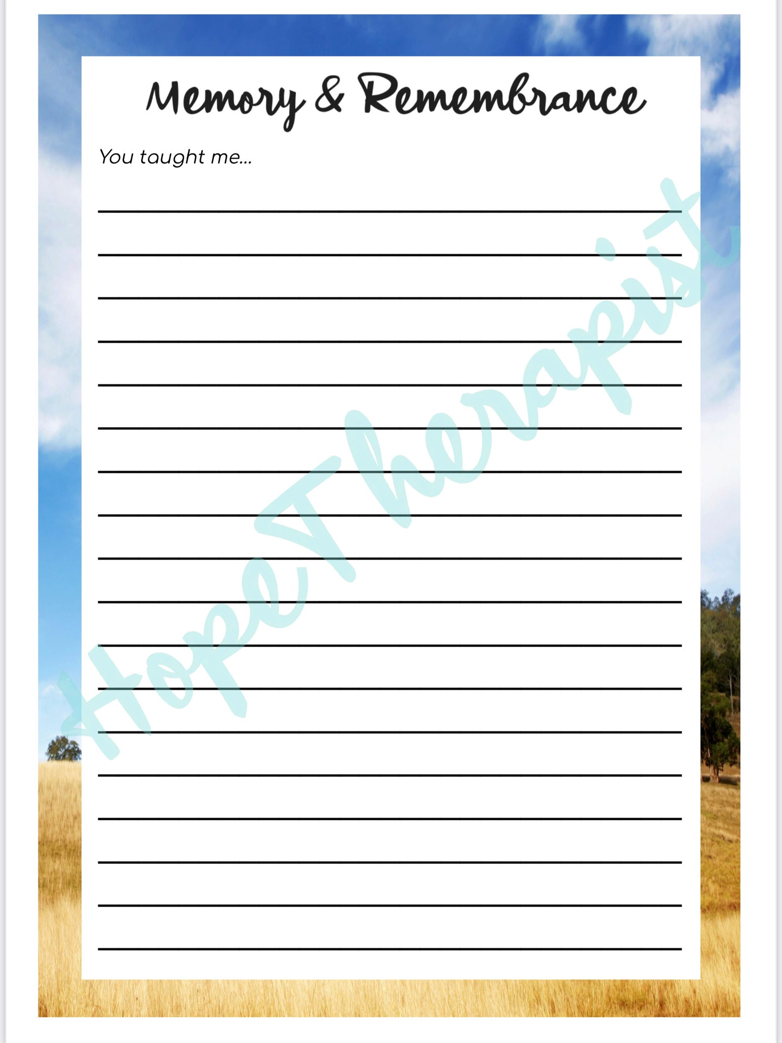 Therapy Worksheets, Grief Worksheet, Mental Health Worksheet ...