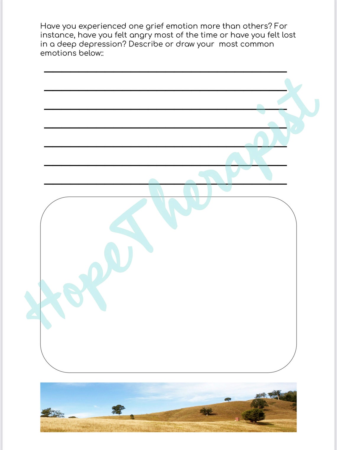 Therapy Worksheets, Grief Worksheet, Mental Health Worksheet ...