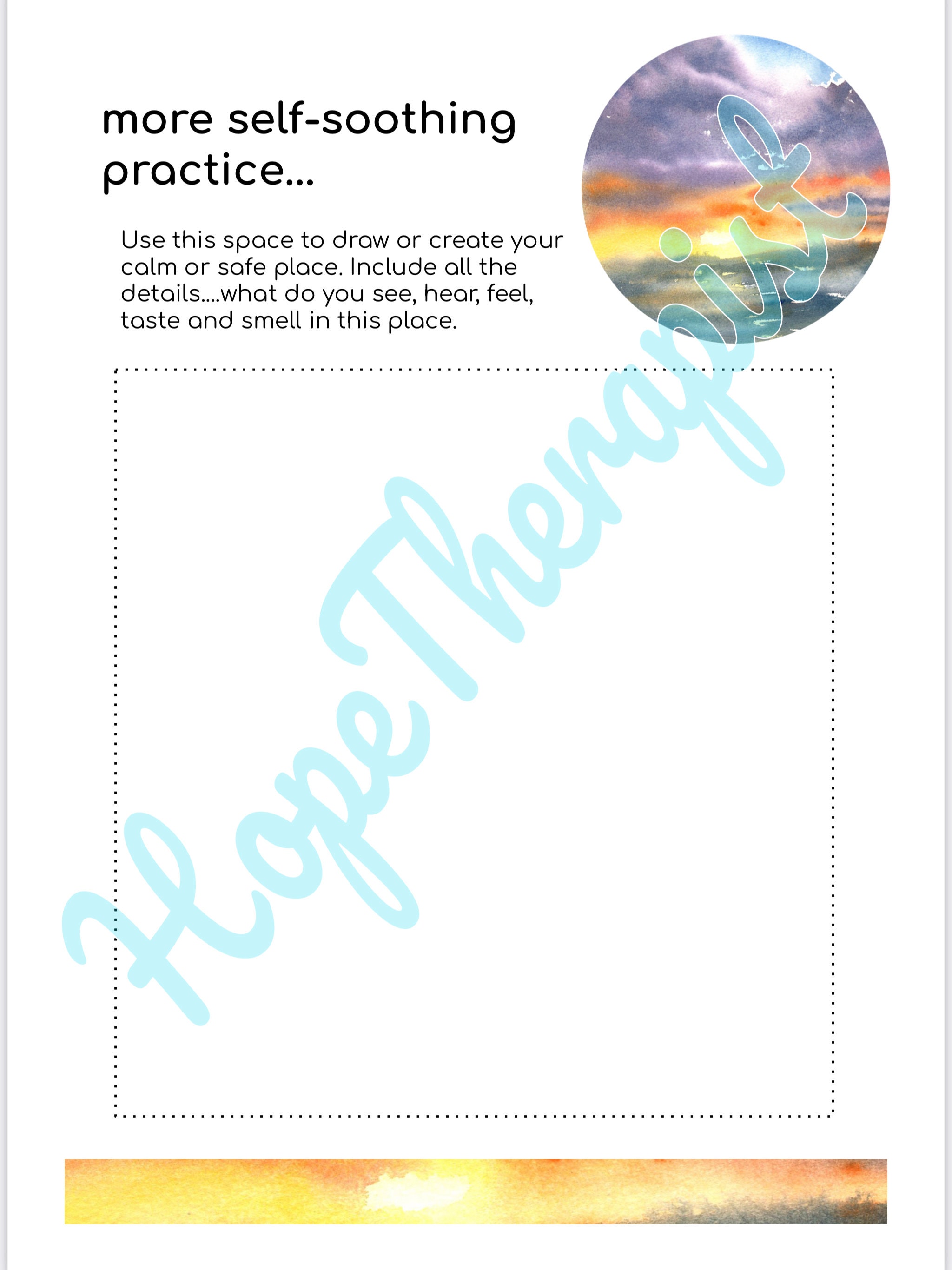 Therapy Worksheets Grounding Skills Mental Health Worksheets - Etsy
