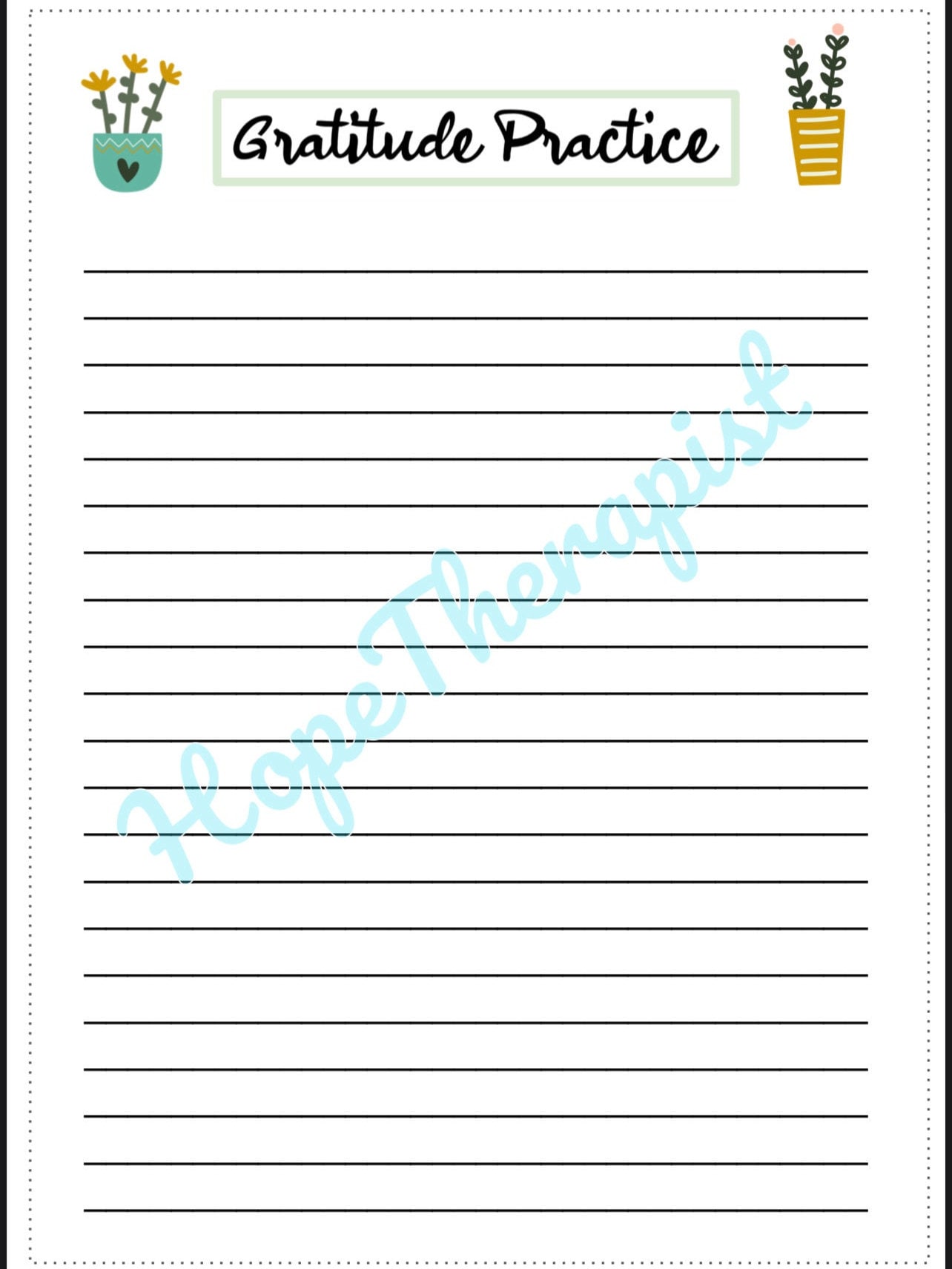 Therapy Worksheets, Gratitude Practice, Counseling Worksheet, Download ...