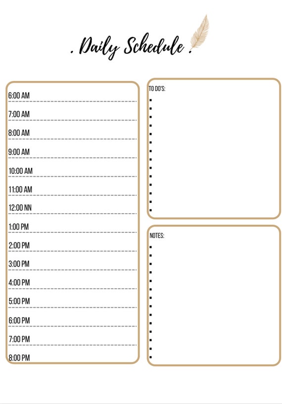 Daily Printable Journal - Etsy