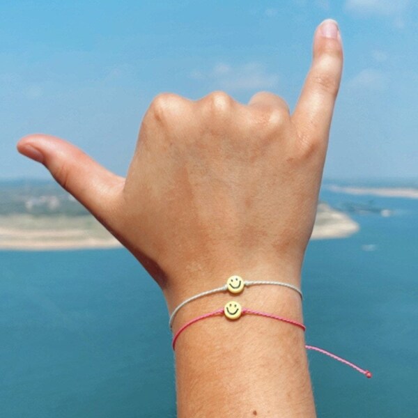Smile Face Bracelet - Etsy