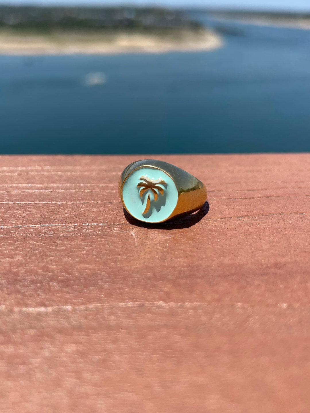 Palm Tree Ring - Etsy