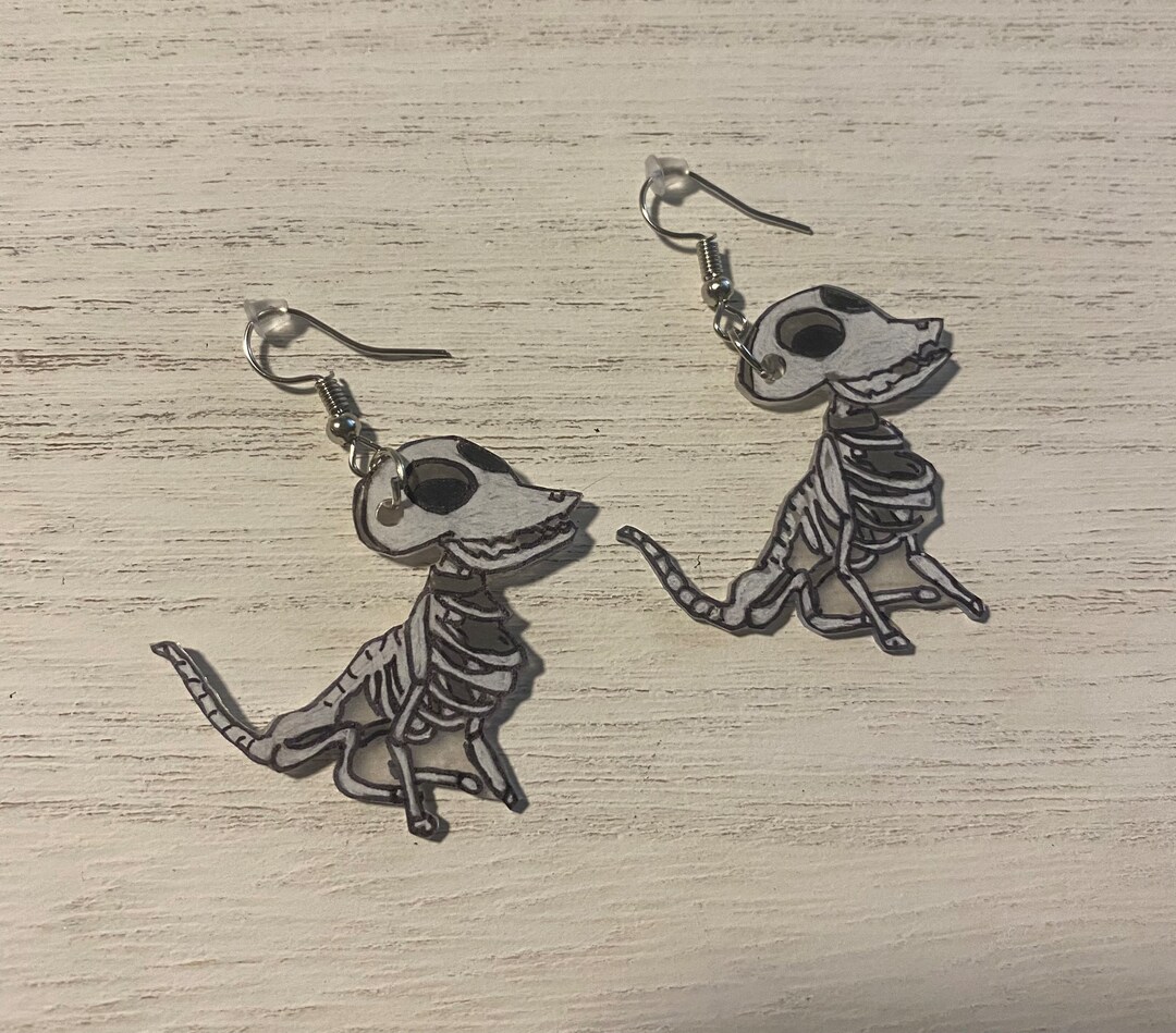Corpse Bride Scraps Earrings :) - Etsy