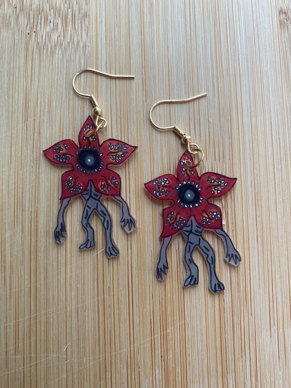 Stranger Things Demogorgon Earrings | Etsy