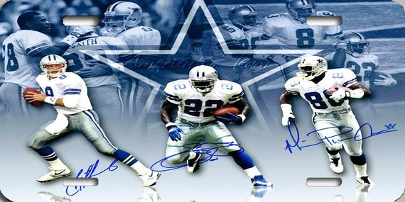 Dallas Cowboys photo with Troy Aikman, Emmitt Smith, Michael Irving www ...