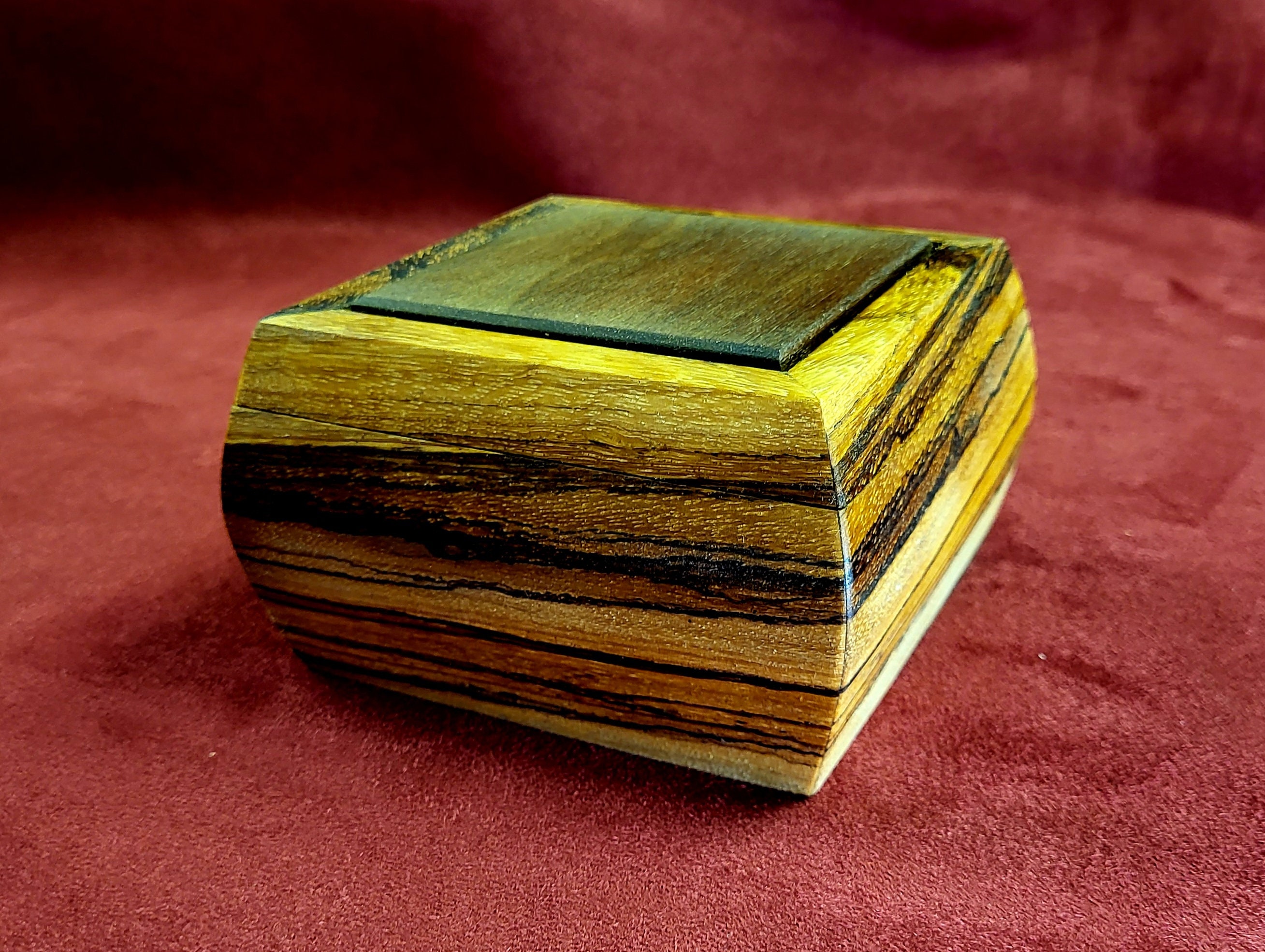 Zebrawood Keepsake Box - Etsy