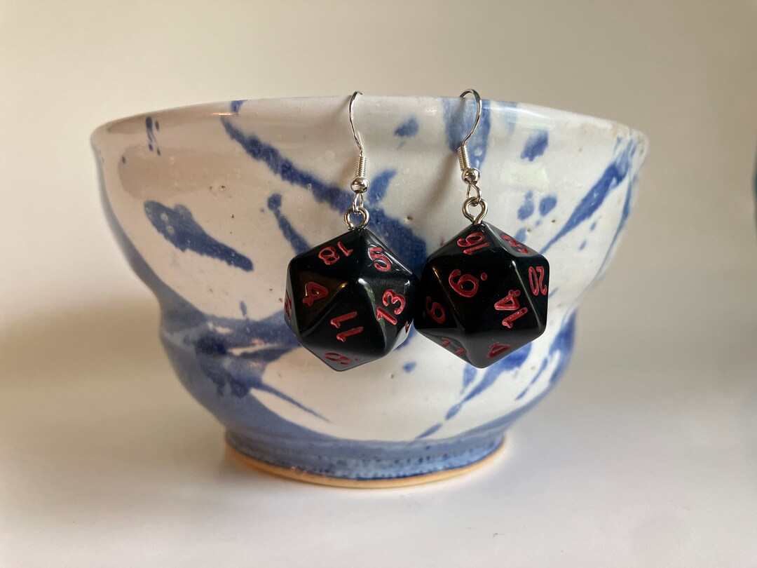 DND Dice Earrings - Etsy