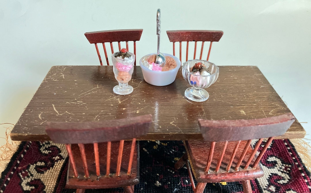 Handmade Ice Cream Clay Miniatures - Etsy