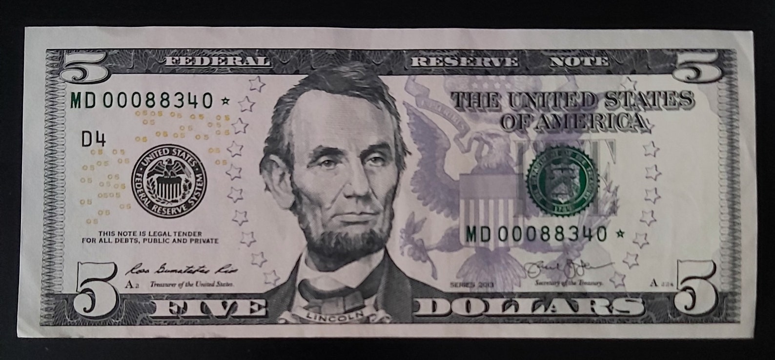 US 5 Rare Star Note - Etsy