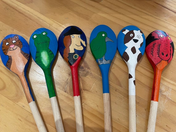 Room on the Broom Story Spoons | Etsy