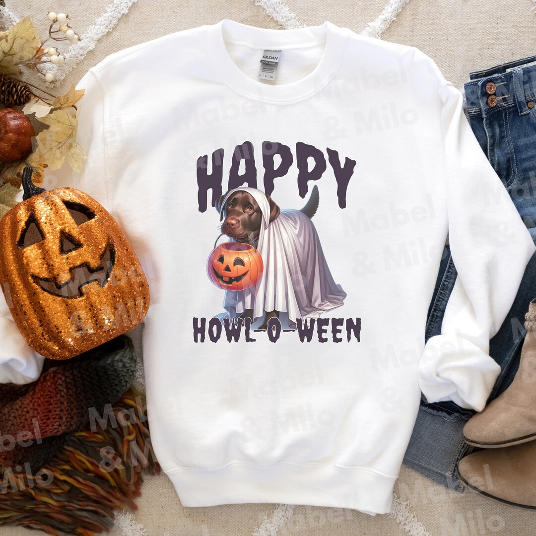 Chocolate Lab Shirt, Chocolate Lab Gifts, Ghost Dog Sweatshirt, Dog Mom ...