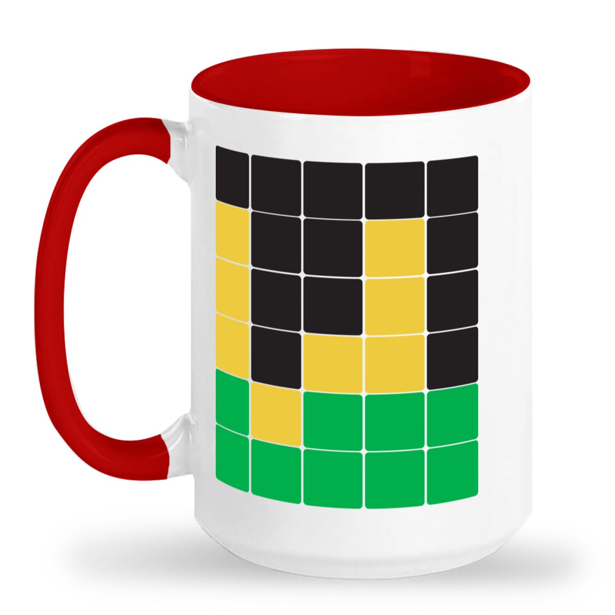 Wordle Game Mug, Word Game Mug, 5 Letter Word Game, Internet Word Game ...