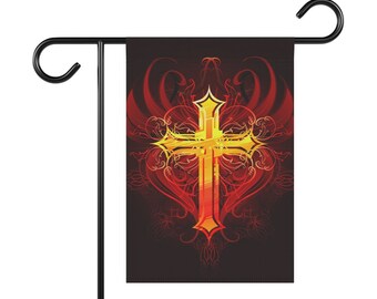 Gothic Cross Flag - Etsy