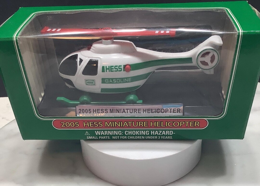 Hess Vintage Miniature Helicopter ~ Collectible Toy Car ~ Collectible ...