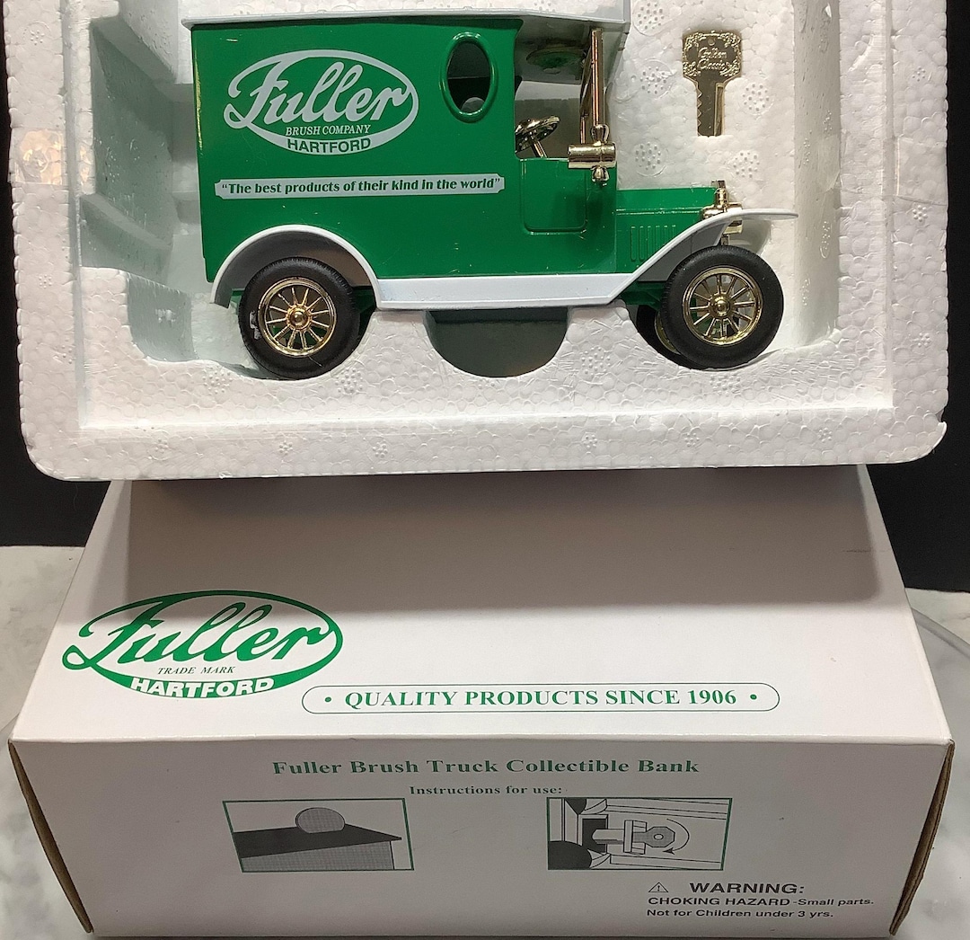 Fuller Brush Delivery Truck Coin Bank: Die-cast Collectible Vehicle ...