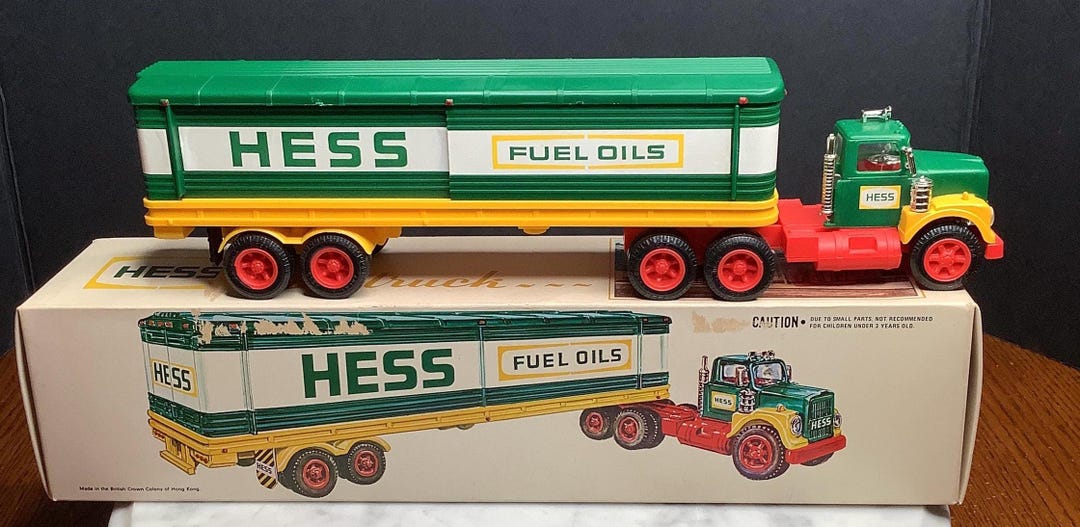Vintage Hess Training Van Toy Truck, by Amerada Hess Corporation, 1978 ...
