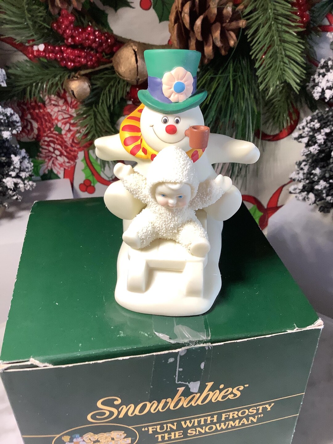 Department 56 Snowbabies “frosty the Snowman” Figurine, 2003 - Etsy