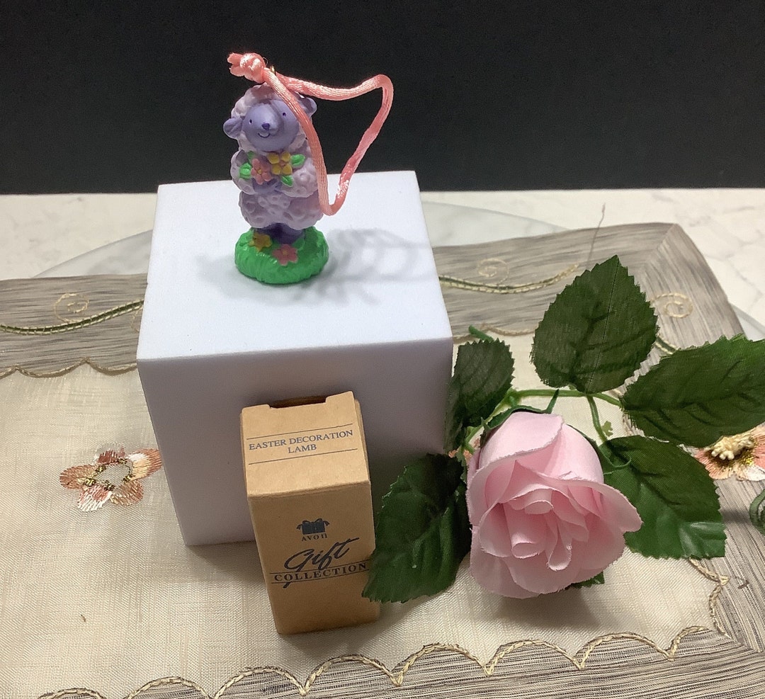 Vintage Avon Gift Collection Easter Decoration, Avon Lamb Ornament, NIB ...