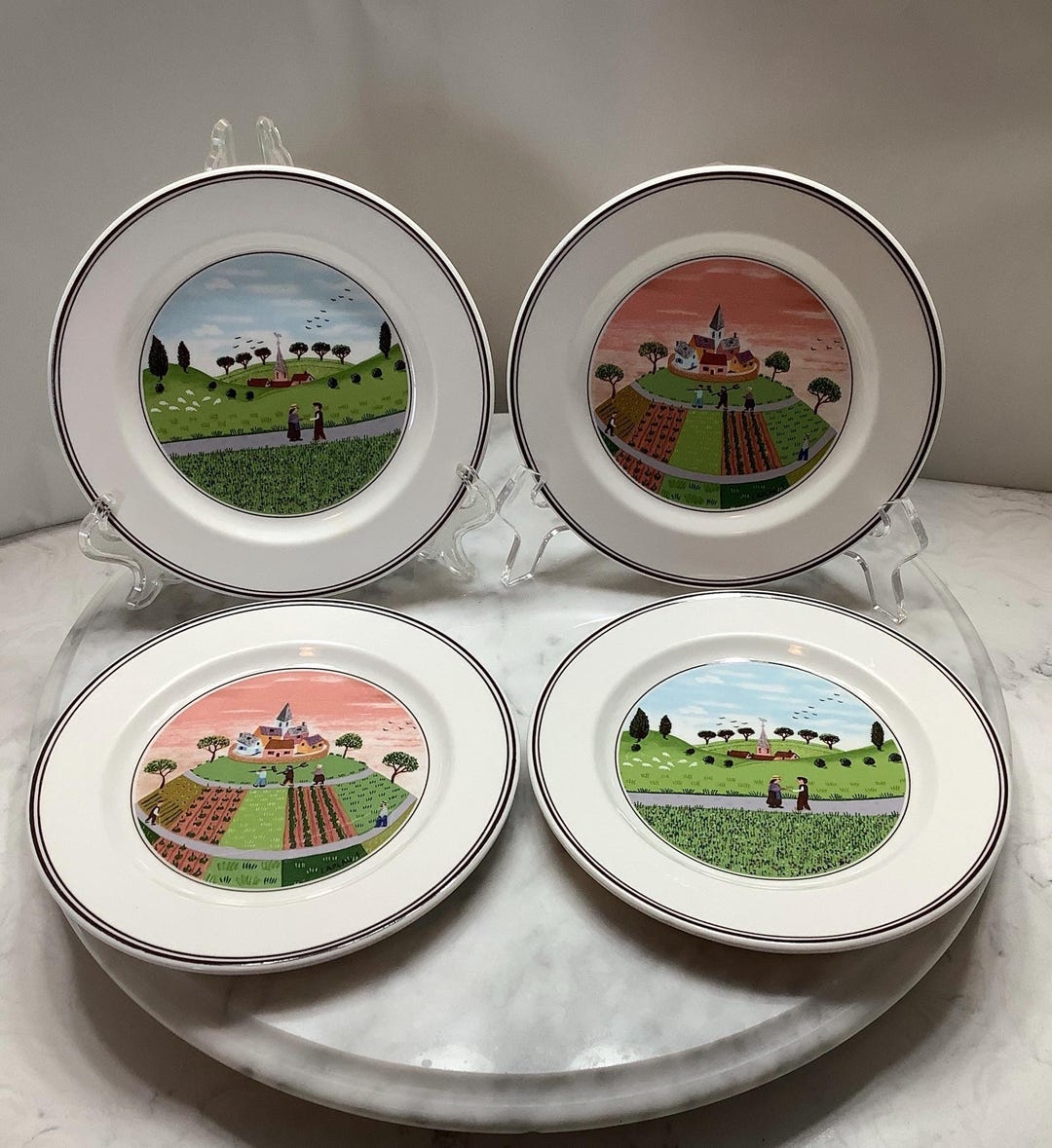 Villeroy & Boch Design Naïf Bread Plate: Gérard Laplau Art (6.5") - Etsy